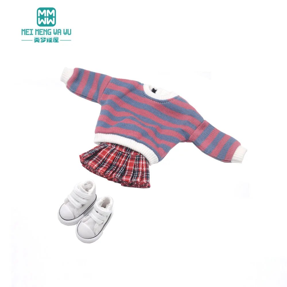 Трикотажные колготки для куклы Blyth Красный, XB--087-B