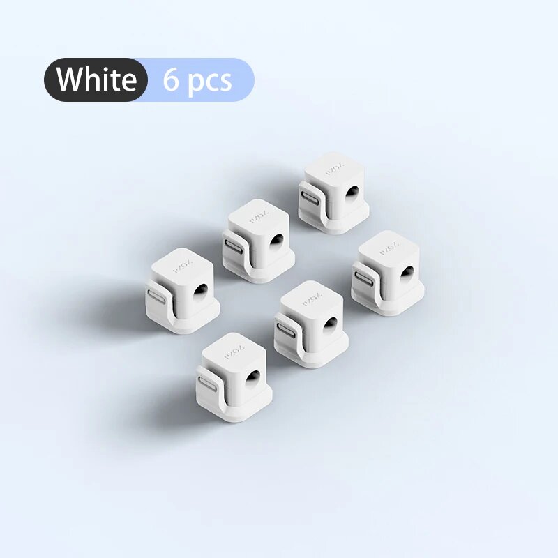 PZOZ 6 шт. Кабельный органайзер для управления проводом держатель USB кабель для намотки рабочего стола аккуратные зажимы для наушники в форме мыши шнур для передачи данных