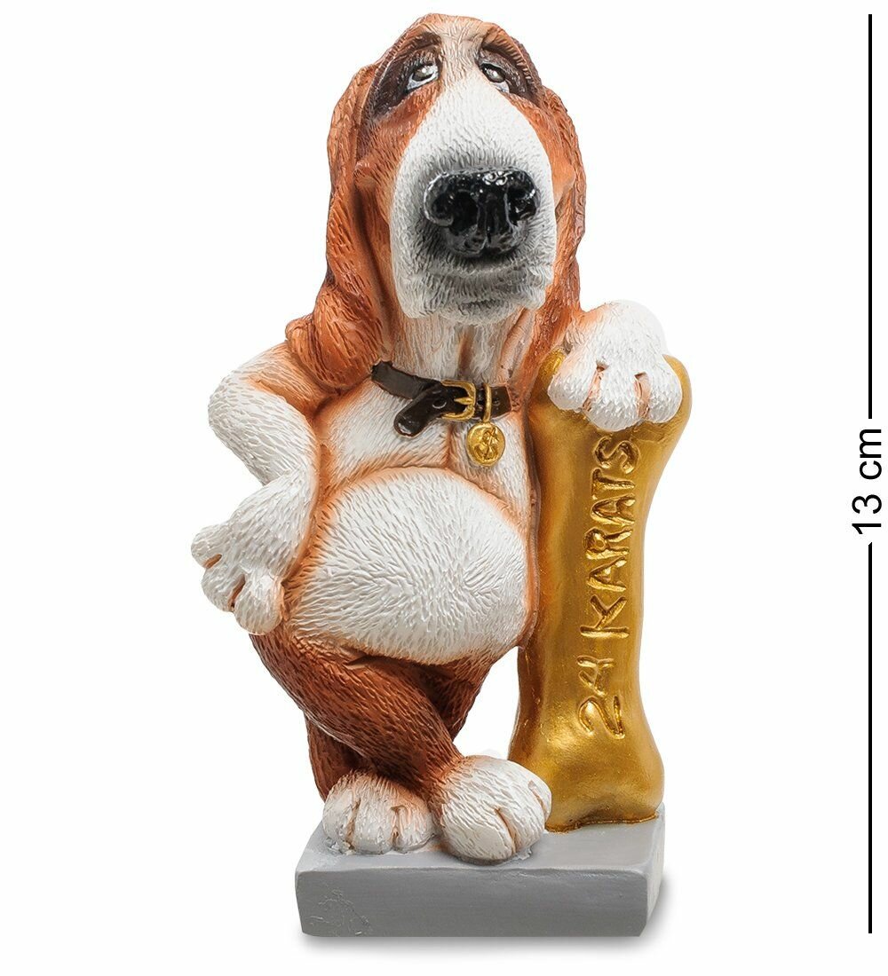 Статуэтка Собака Бассет-хаунд Жизнь удалась