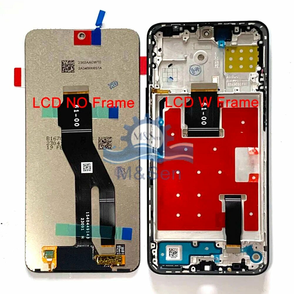 Оригинальный сенсорный ЖК-экран 6,7 дюйма для Huawei Honor 90 Lite, цифровой LCD No Frame