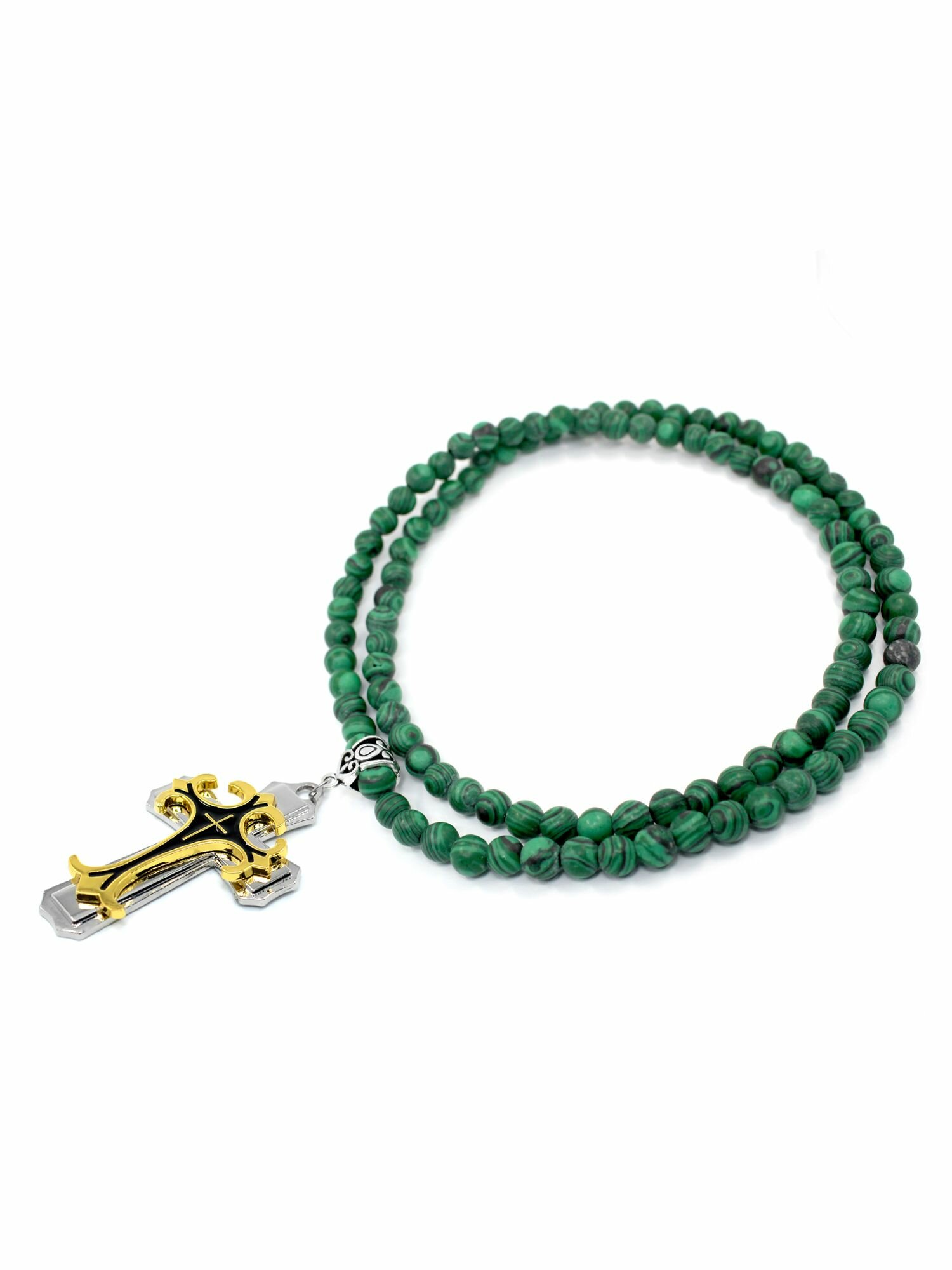 Бусы, малахит