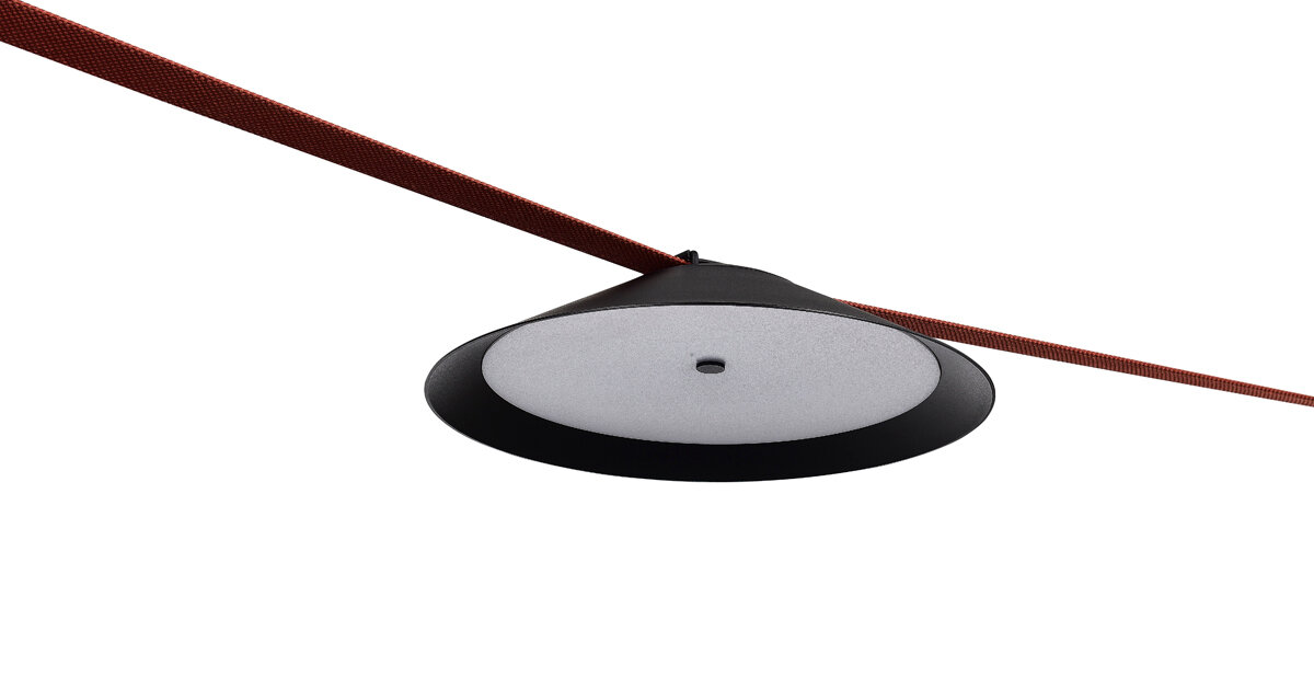 Светильник для Sling System, PALAZZO, 20Вт, D300xH71 мм, черный