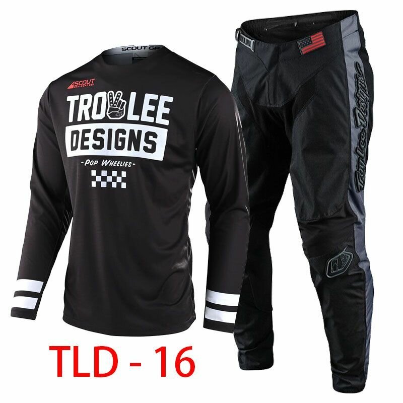TL эндуро комплект снаряжения для мотокросса mx комбинированные трикотажные штаны MTB DH UTV Off Road мотоциклетный гоночный костюм