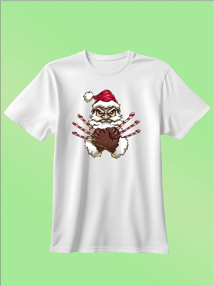 Футболка санта росомаха