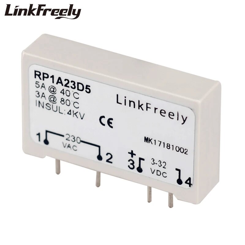 Linkfreely RP1A23D5 твердотельное реле 5A 230VAC