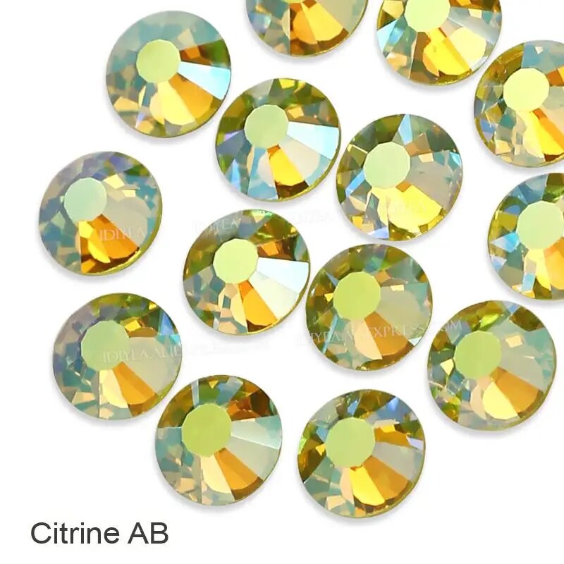 Стразы Citrine AB SS12 1440шт