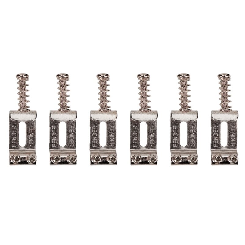 6 шт./упак, роликовые седла для гитарного моста, металлические, никелевые, тремоло, седло мостов в современном стиле, электрическая замена