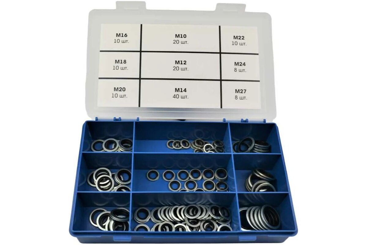 BSCR-M набор резинометаллических колец 136 шт, Цема-Беаринг kit для уплотнения