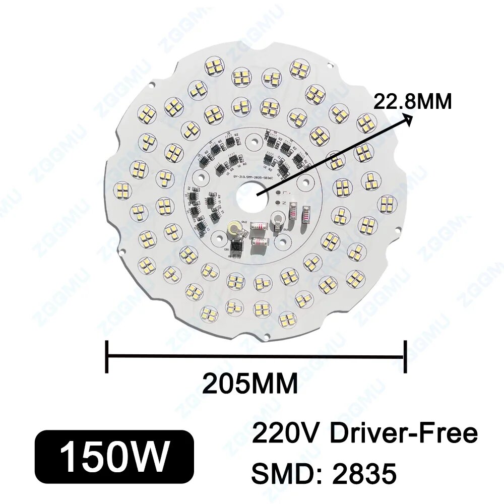 Светодиодная панель ZQ-220V 100W 150W 200W 150W-205MM