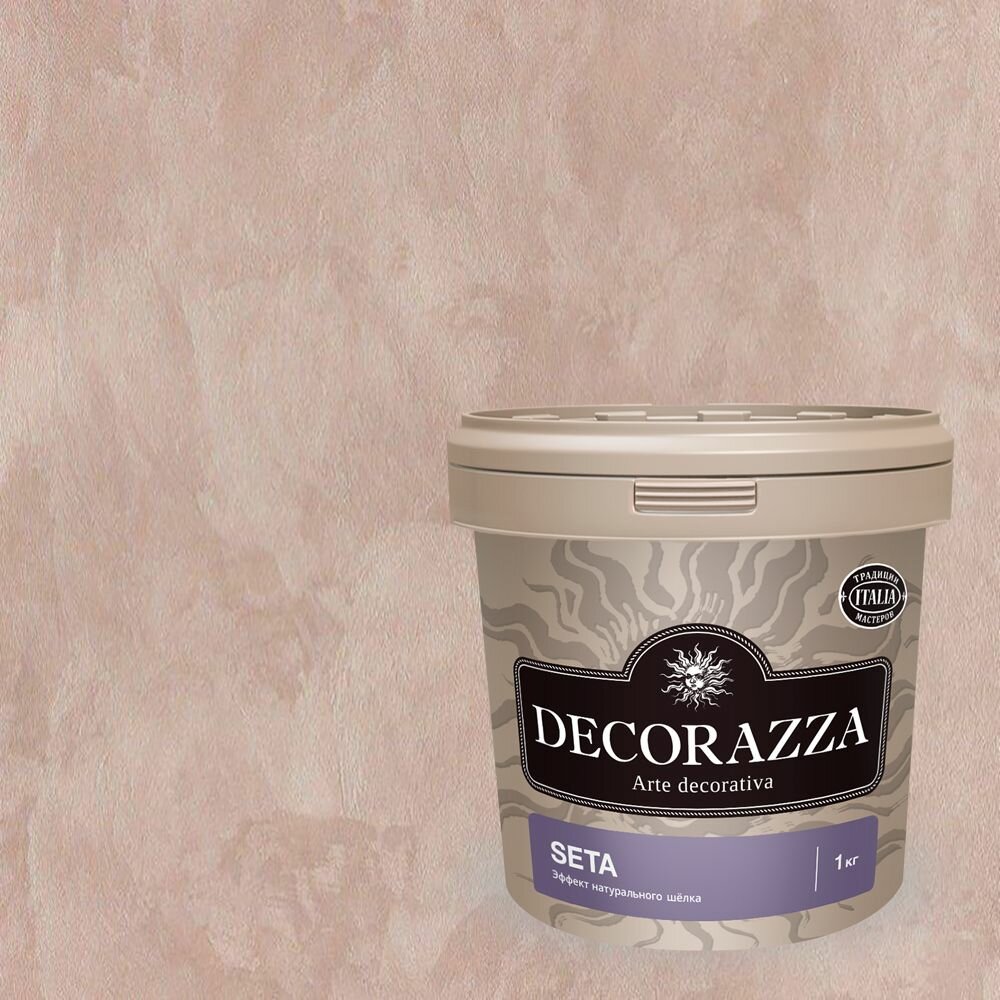 Декоративная штукатурка с эффектом натурального шелка Decorazza Seta (1кг) ST 11-52