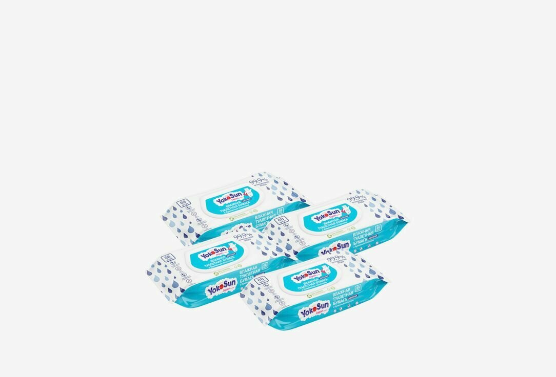 Детская влажная туалетная бумага YOKOSUN Megabox