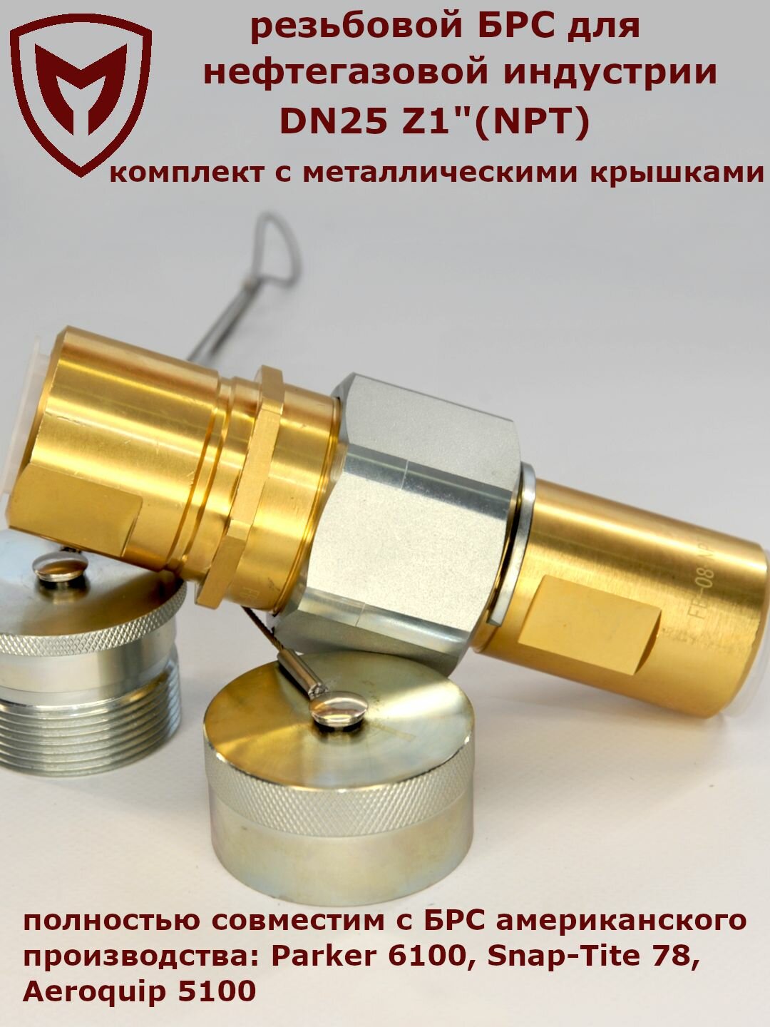 БРС гидравлический FB DN25 NPT1" для нефтегазовой индустрии