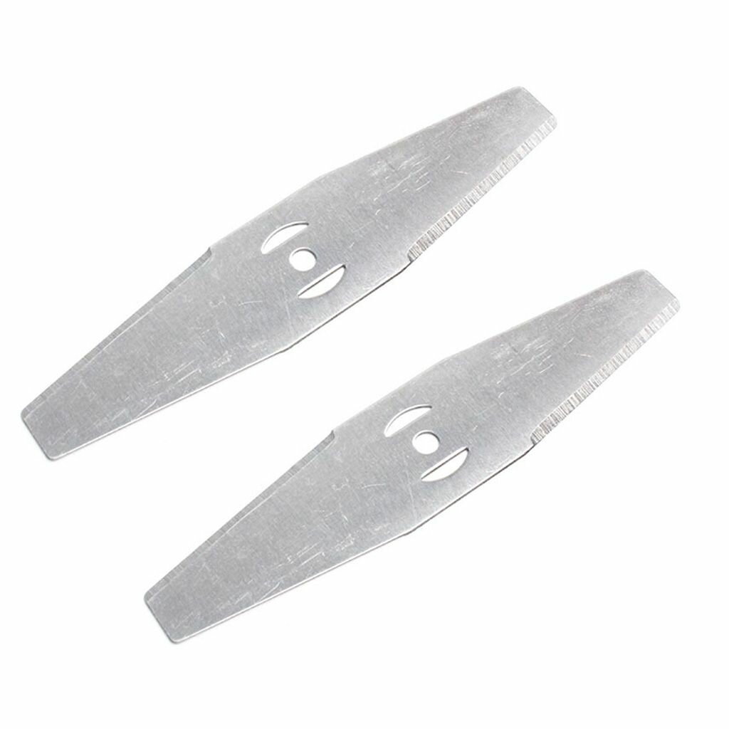 (2 шт.) Аксессуары для газонокосилок с литий-ионным аккумулятором, плоский нож тремя отверстиями - 2 шт. плоского ножа