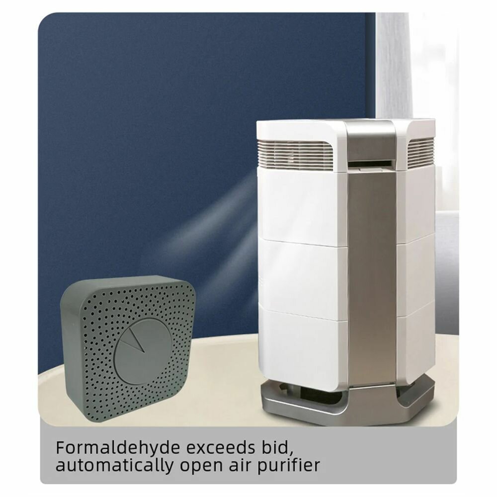 Ywy. горячиеTuya ZigBee Интеллектуальный монитор качества воздуха 5-в-1 Air Housekeeper