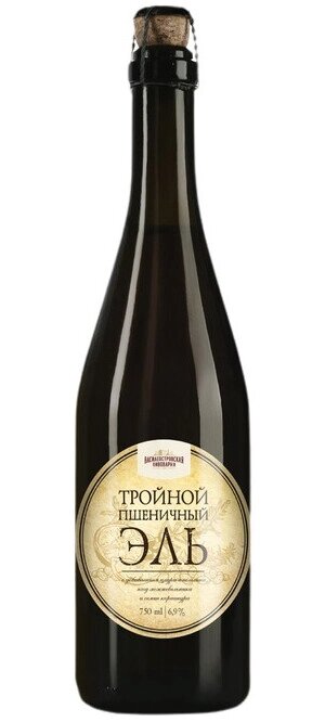 Пиво Василеостровская Пивоварня, Тройной пшеничный эль, 0.75 л