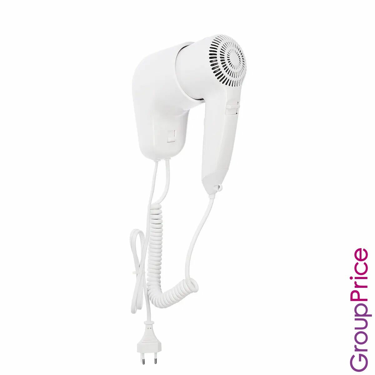 Фен luazon lge-006, 1600 вт, настенный, 2 скорости, набор крепления, белый Luazon Home