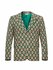 Пиджак COMME des GARCONS Geometric-pattern single-breasted blazer, размер 48
