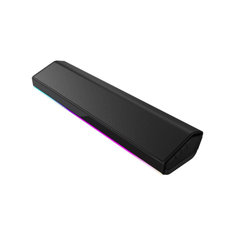 Игровая звуковая панель S03, настольная колонка, RGB подсветка, 10 Вт, Bluetooth 5.4, Type-C, 7 ч работы