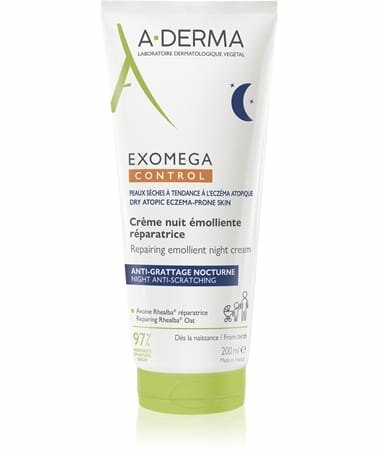 Крем ночной A-Derma Exomega Control Repairing Emollient Night Cream, 200 мл