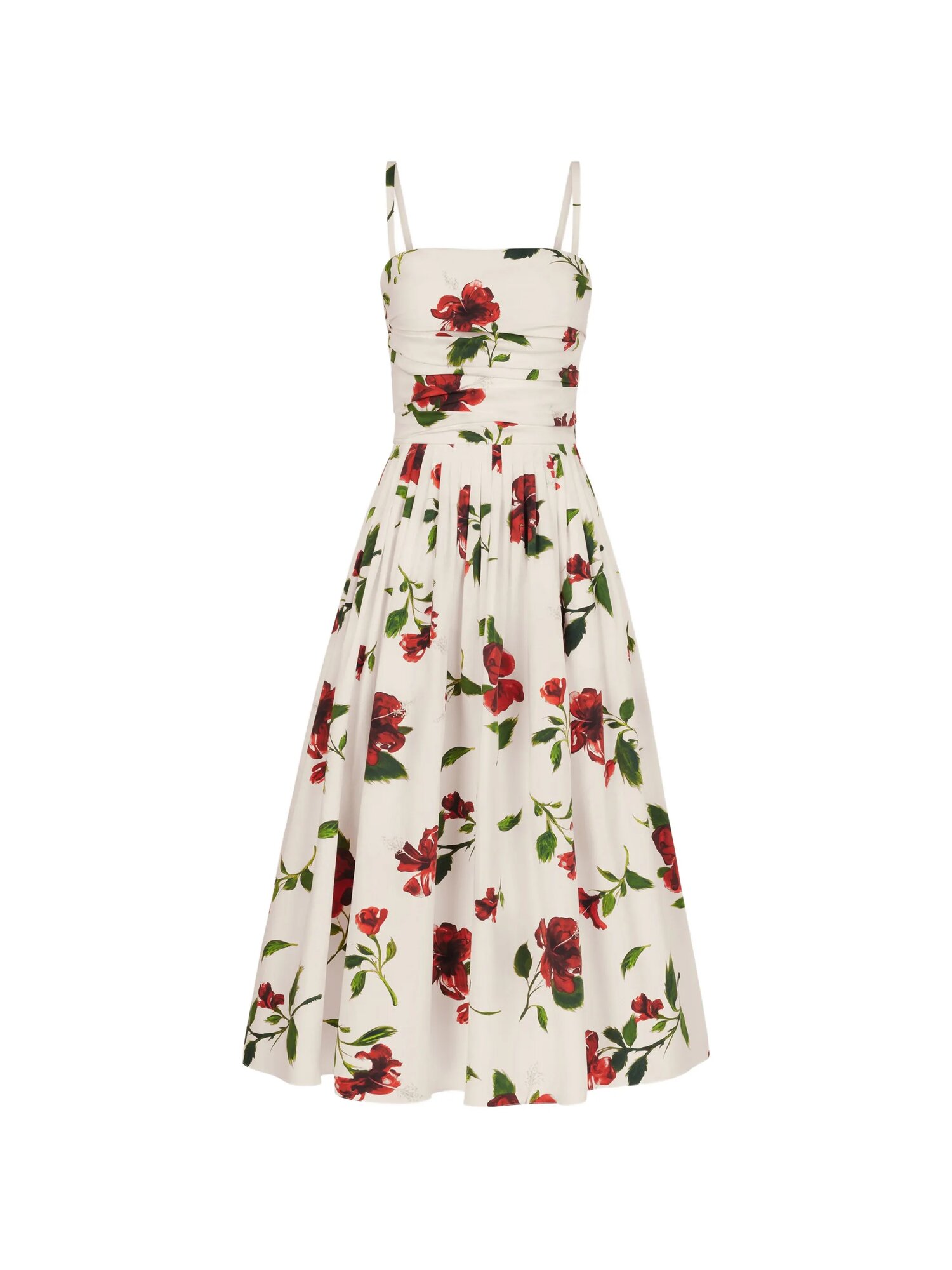 Платье Oscar de la Renta hibiscus