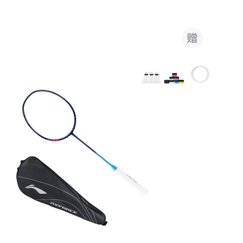 Ракетка для бадминтона унисекс Li Ning Thunder 50 Full Carbon Offensive Type Heavy Head, Stiff Shaft Advanced Level 675mm