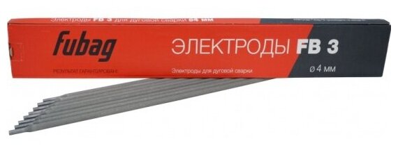 Электроды сварочные Fubag FB 3, 4.0 мм, пачка 0.9 кг