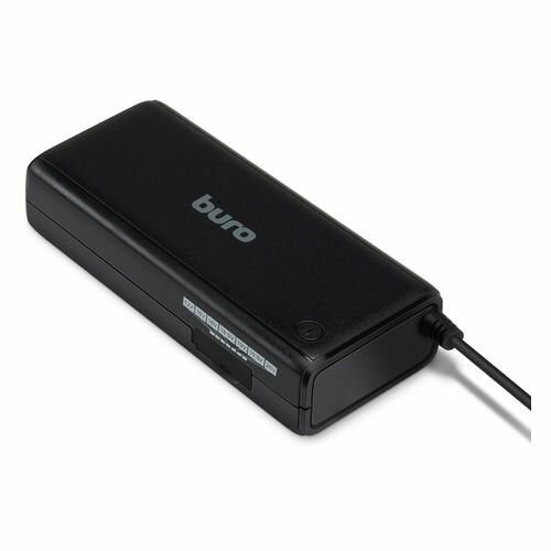 Адаптер питания Buro BUM-1187H90, 12 - 20 В, 90Вт, черный