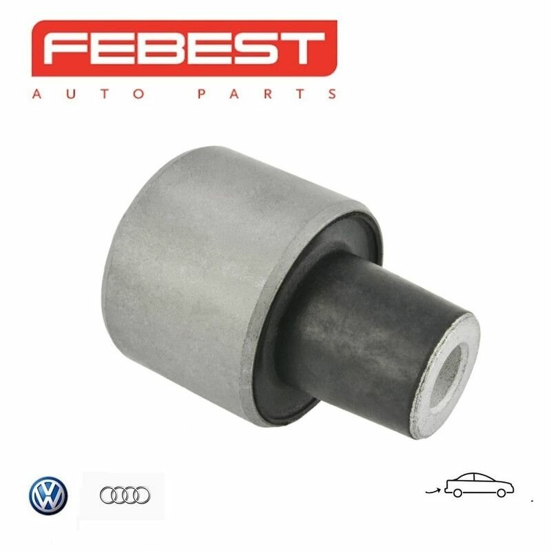 Сайлентблок заднего нижнего рычага FEBEST VWAB038 для а/м Audi, Skoda, Volkswagen