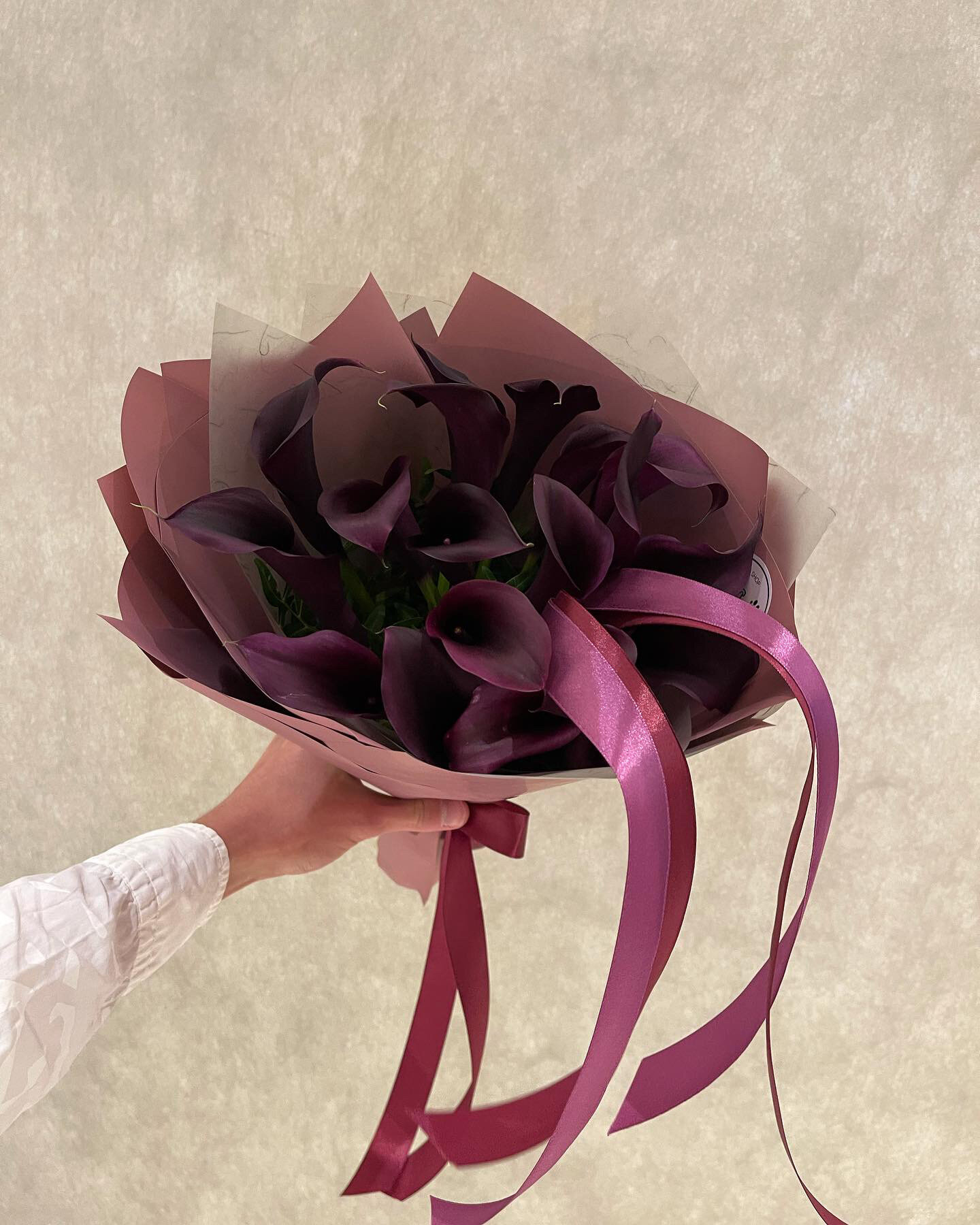 Премиум букет каллы, премиум цветы, шикарный, красивый букет цветов