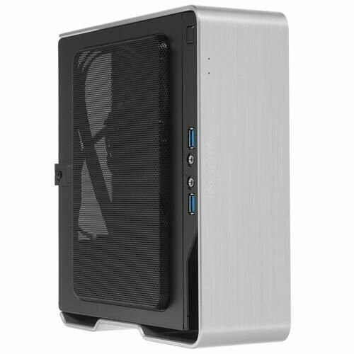 Компьютерный корпус InWin Chopin (BQS696BS) серый - БП 150 Вт, компактный (SFF), Mini-ITX, USB 3.2 Gen1 Type-A