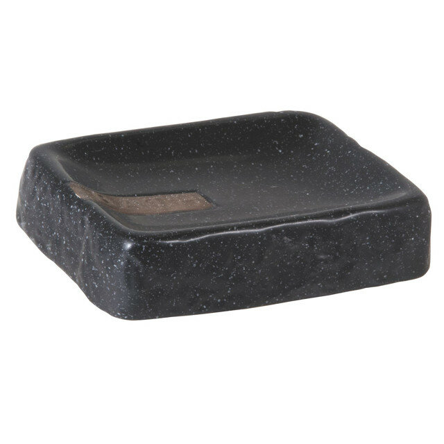 Рыжий КОТ мыльница настольная Bath фарфор черный стиль минимализм интерьерный акцент