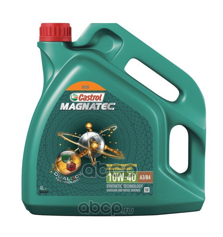 Castrol Масло моторное CASTROL Magnatec 10W-40 4л На складе
