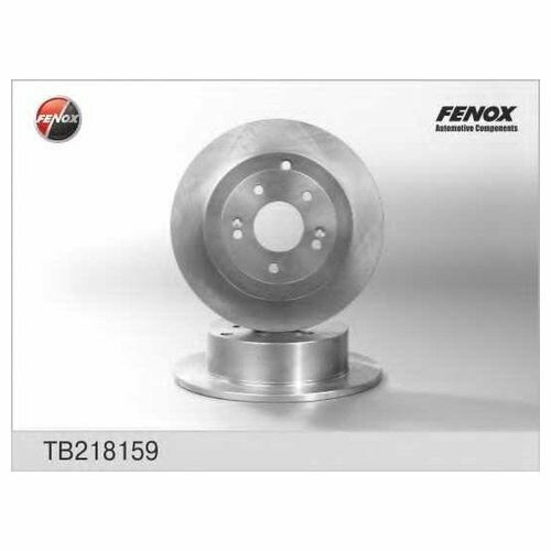 Тормозной диск задний Fenox tb218159 для Hyundai Santa Fe I, II; Renault Clio IV
