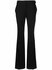 Брюки клеш Stella McCartney, размер 38, black/black