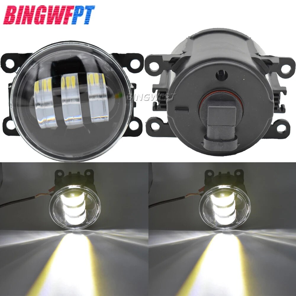 2 шт./лот Противотуманные фары в сборе, супер яркие противотуманные фары, светодиодные противотуманные фары для Mitsubishi Outlander PHEV Sport RVR Eclipse ASX 2007-2019 F-MMR-P
