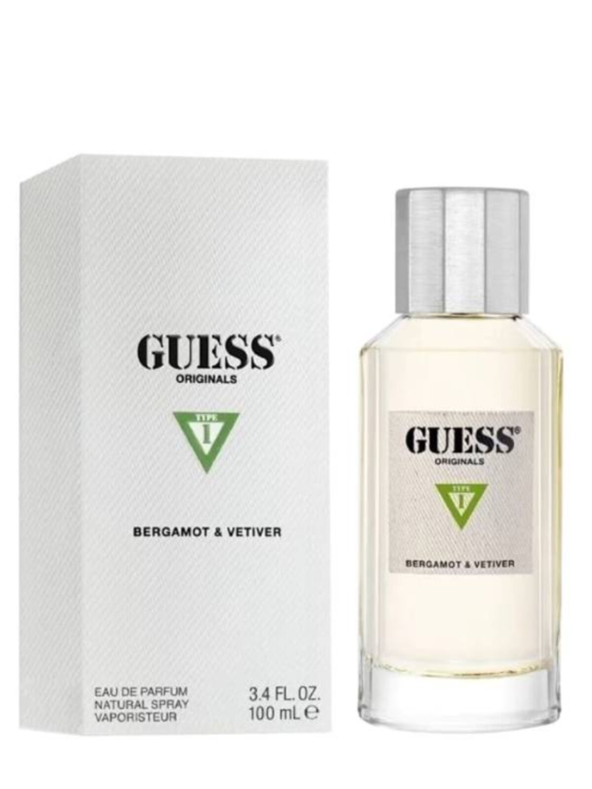 Парфюмированная вода Унисекс Guess Originals Type 1 Bergamot & Vetiver 100мл