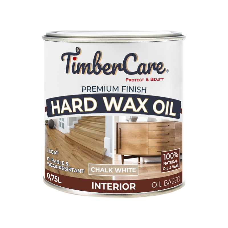 Защитное TimberCare Hard Wax Oi Chalk White масло с твердым воском, белый мел, 0,75 л