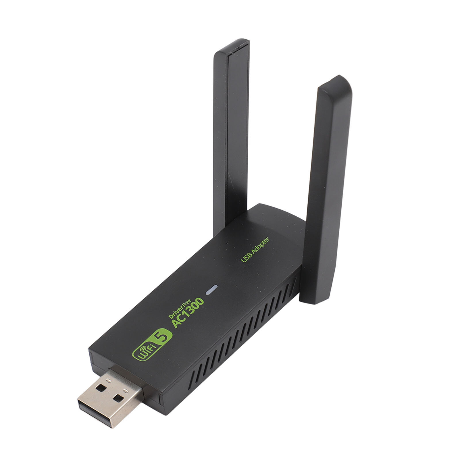 Беспроводной USB-адаптер Wi-Fi для ПК, 1300 Мбит/с, две антенны 5Dbi, 5G 2,4G Wi-Fi-адаптер MU MIMO WiFi Dongle для Windows 7, 8, 10, 11