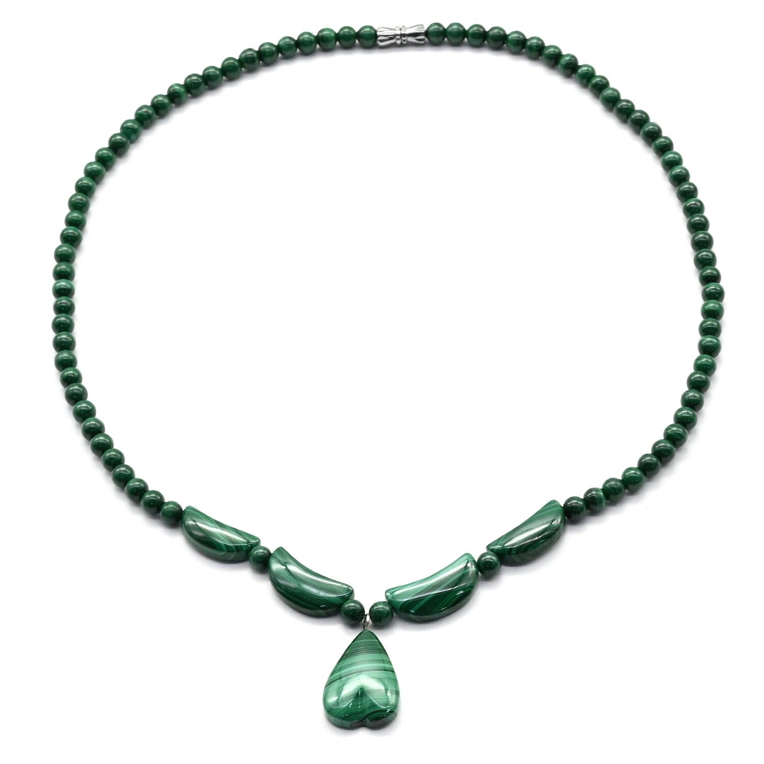 Колье, малахит