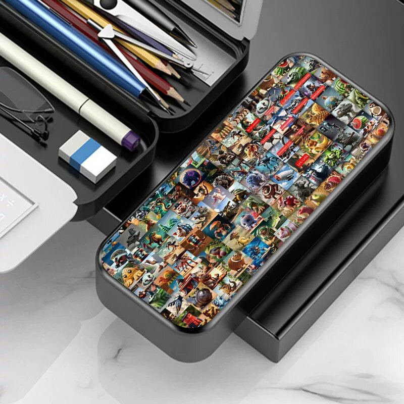 Многофункциональный детский пенал для мальчиков в американском и американском стиле с тематикой гор и моря, подходит