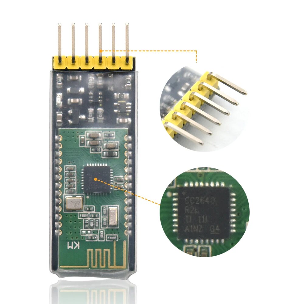 Keyestudio LY51M02 Bluetooth-совместимый модуль 5.0 CC2640R2L чип для Arduino, совместимый с iOS и Android DIY электронный комплект