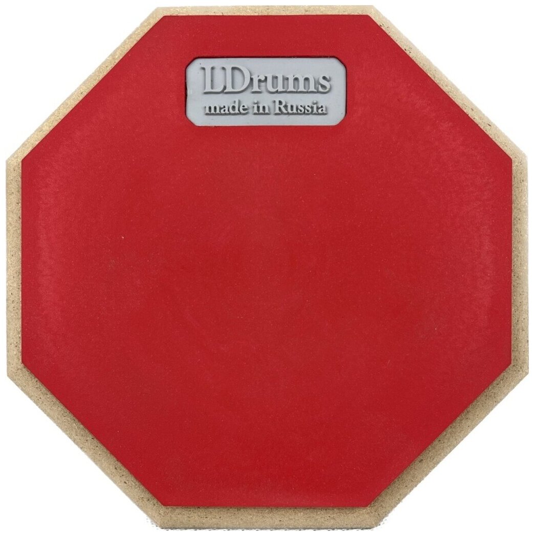 LDRUMS LDTP8-RD Тренировочный пэд резиновый, красный 8"