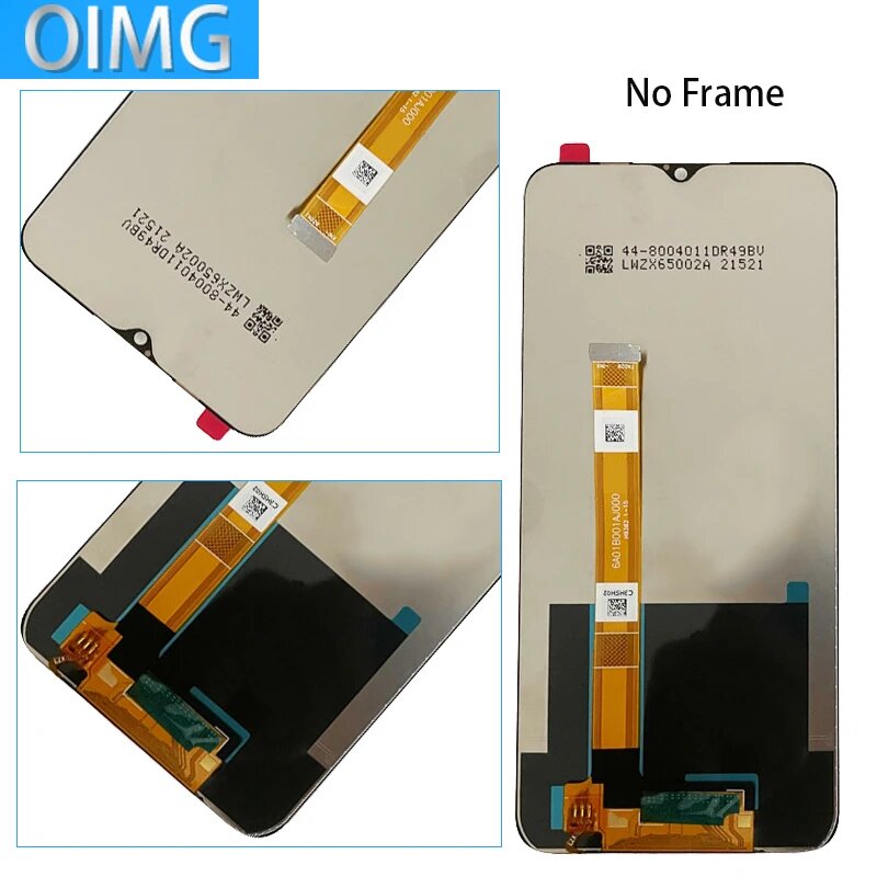 Оригинальный ЖК-дисплей 6,5 дюйма для OPPO A9 2020 A11X с рамкой, сенсорный экран, дигитайзер, Lcd