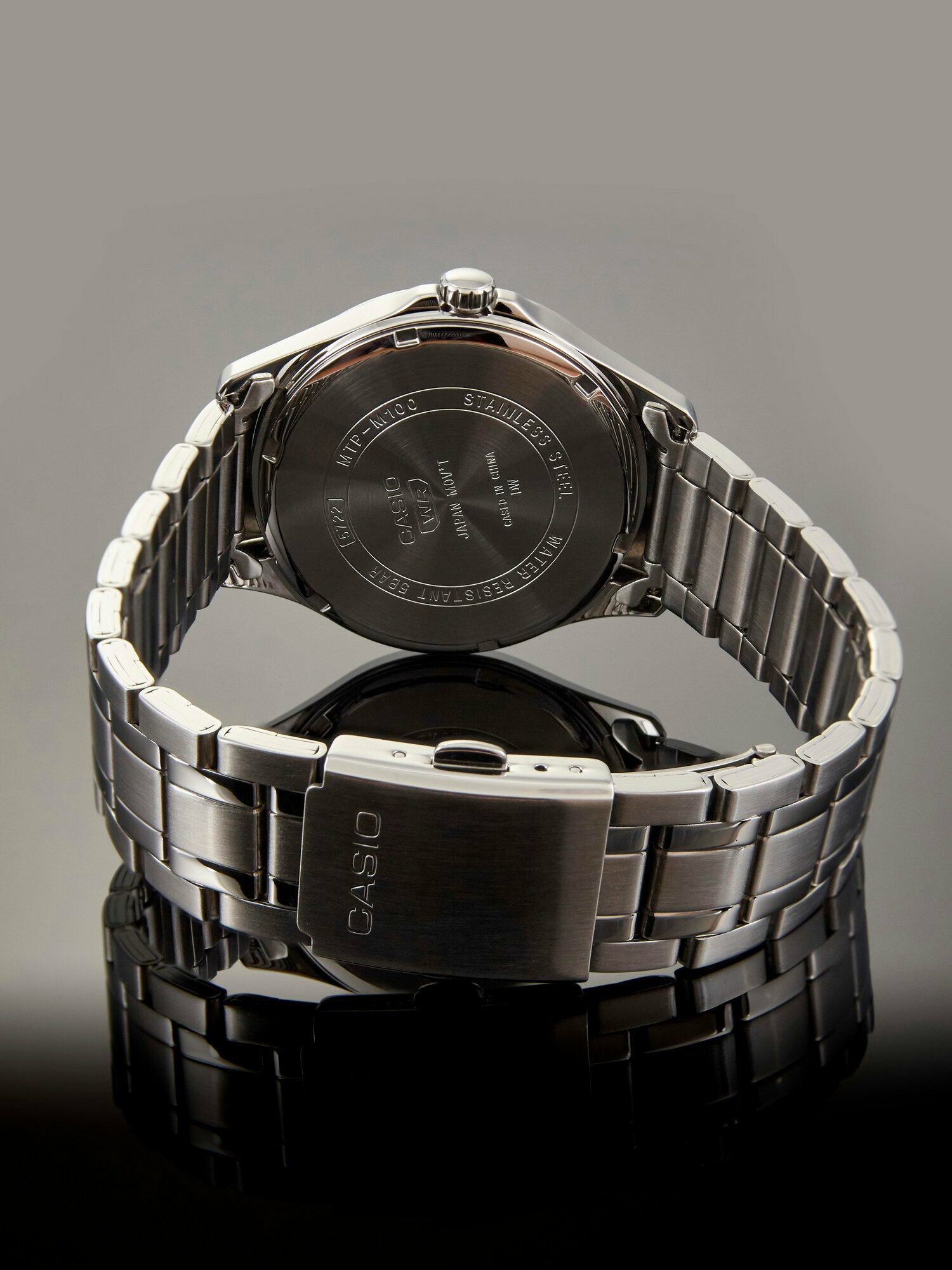 Наручные часы CASIO Классика, хром — фото 1