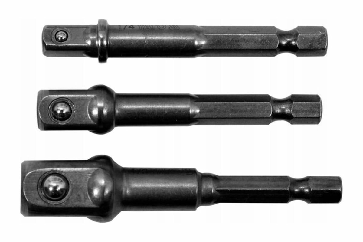 Набор адаптеров 3 шт 1/4", 3/8", 1/2" YATO YT-04685