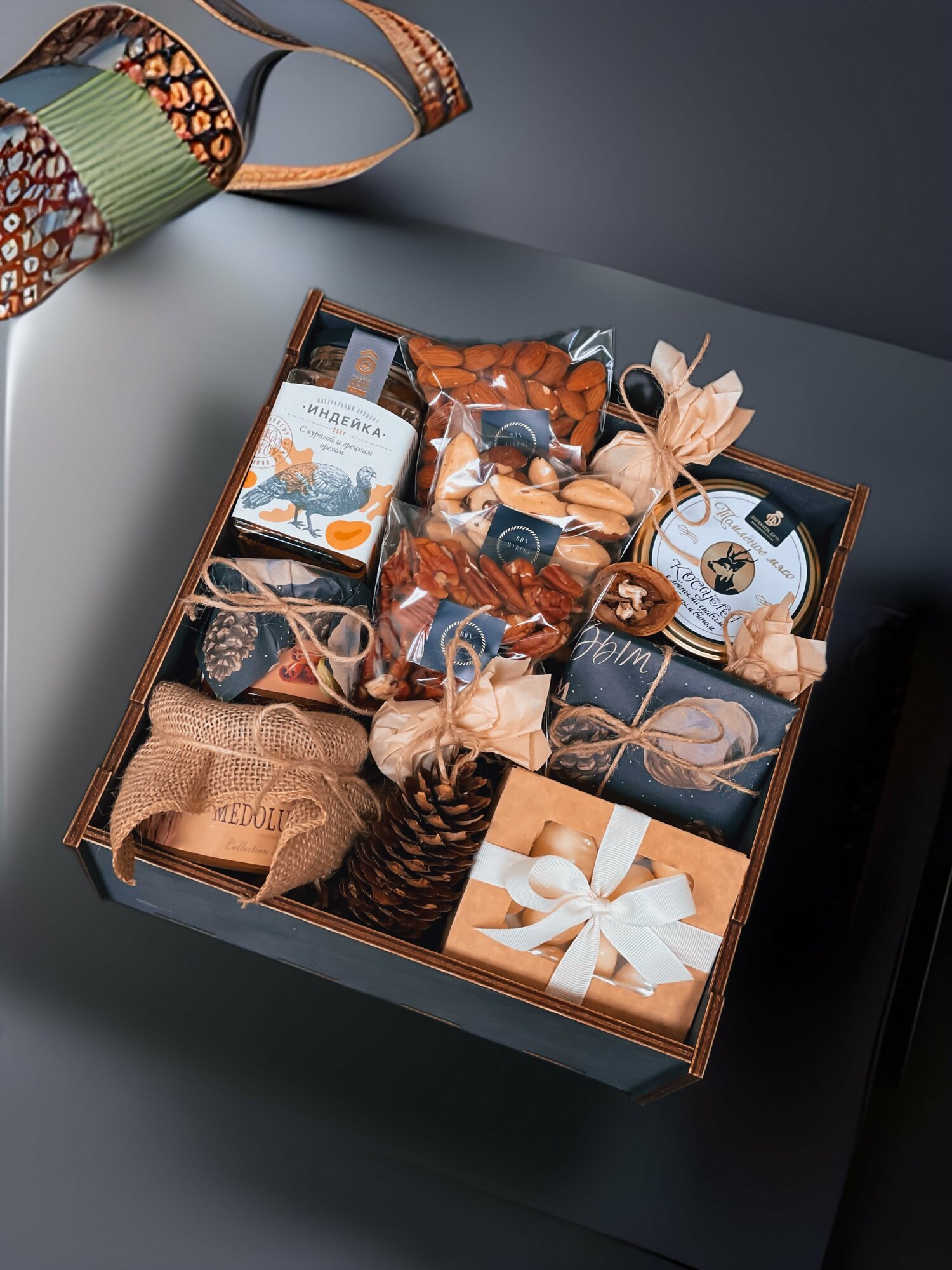 Подарок bon marche spb / подарок с деликатесами из дичи / подарок мужчине / на день рождения и 23 февраля