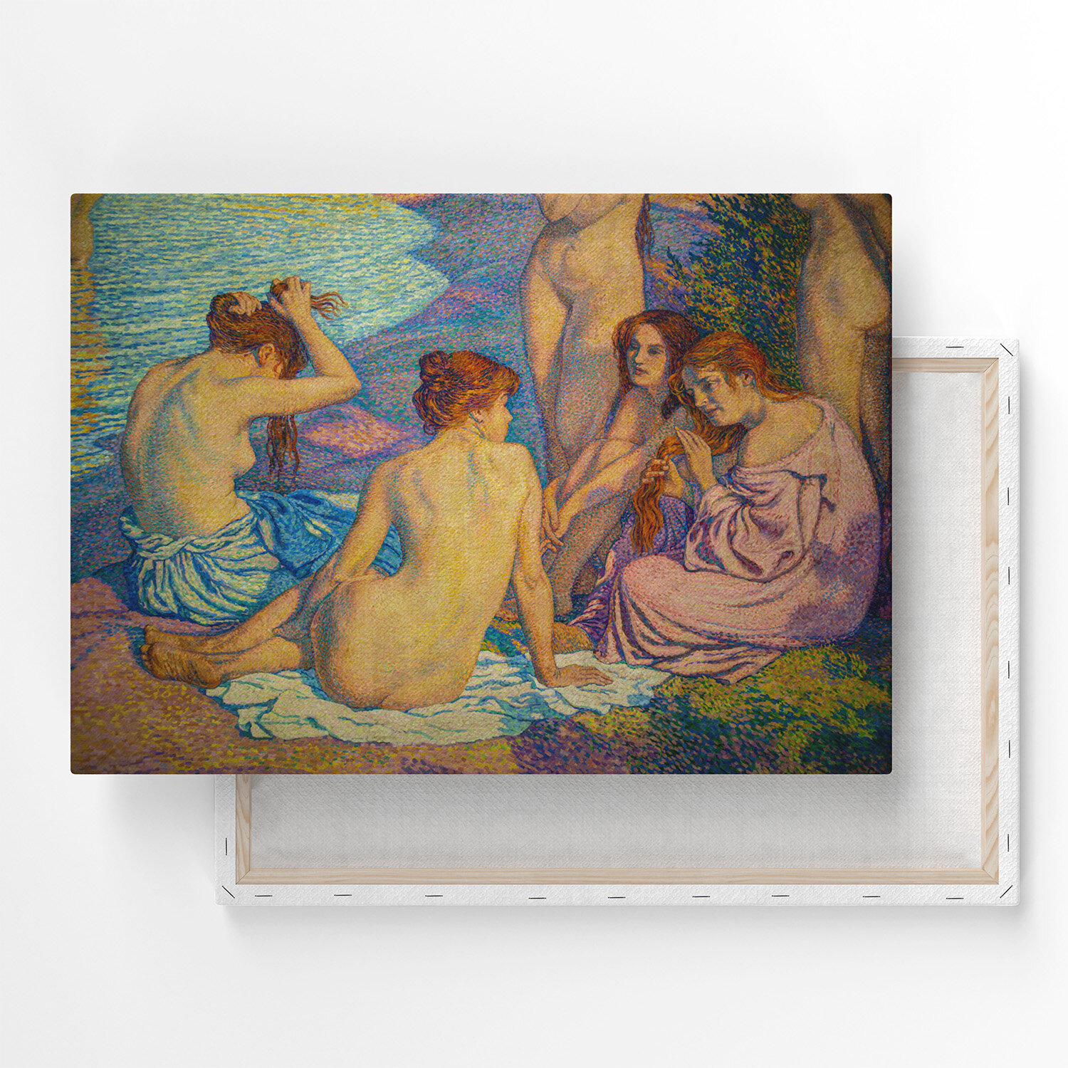 Картина на холсте, репродукция / Тео ван Рейссельберге - Время для загара / Размер 40 x 53 см