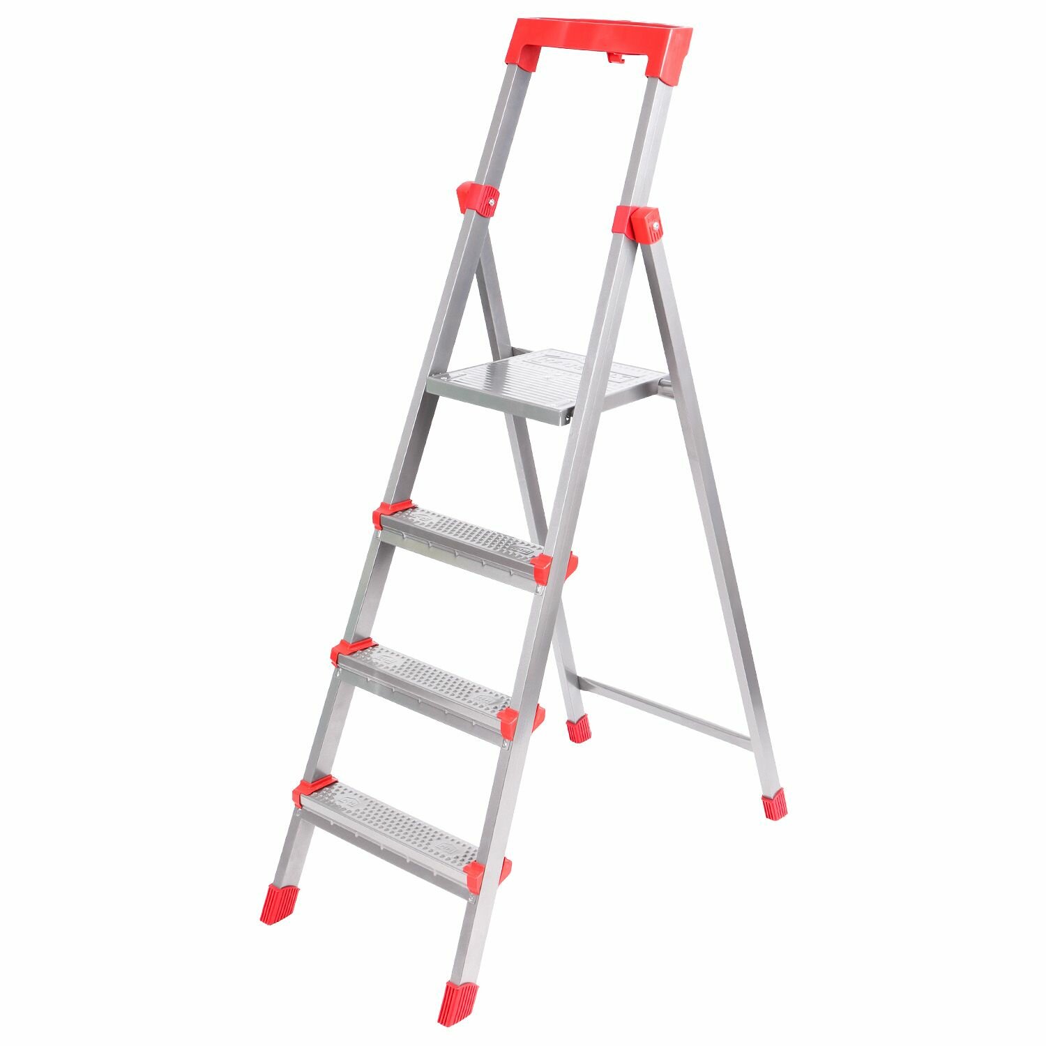 Лестница стремянка металлическая 4 ступеней HAUSHALT HНСУ4