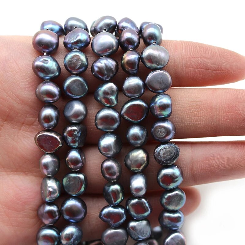 Темно-синий пресноводный барочный жемчуг Youth Cadence 6-7mm 48beads