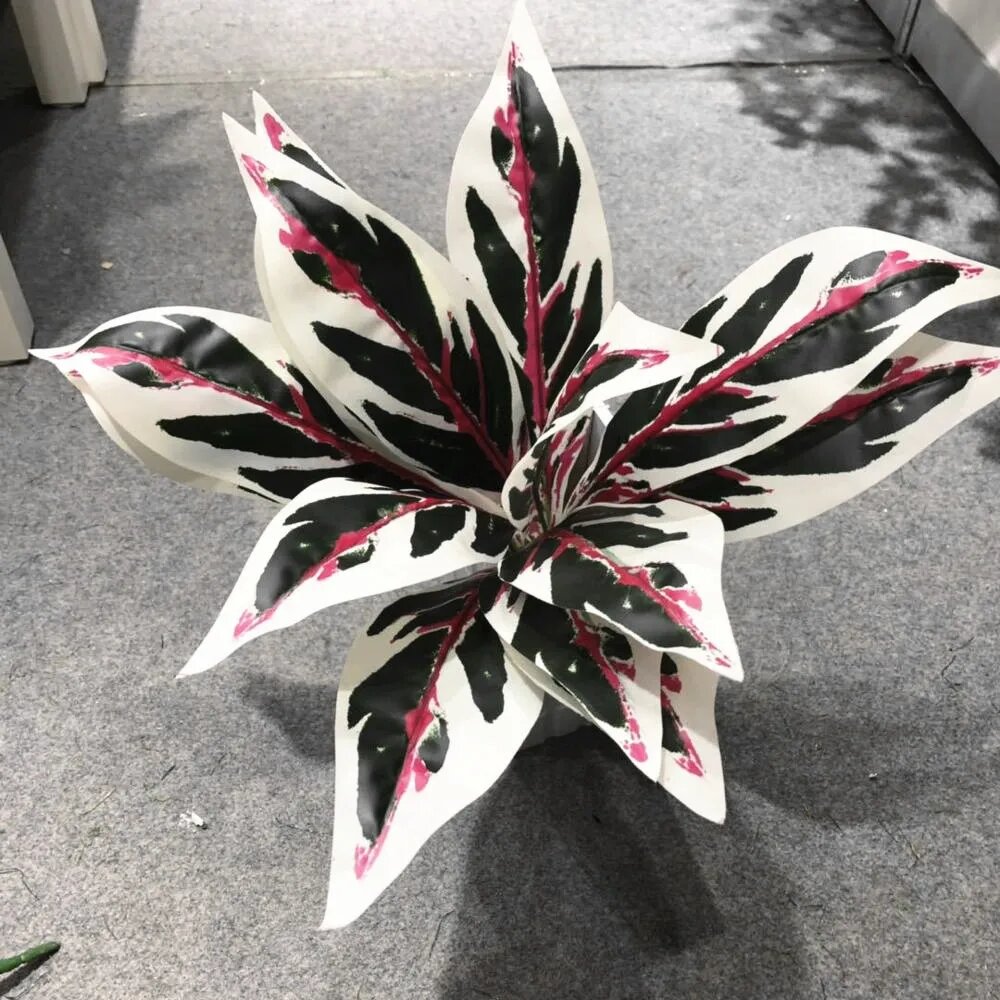 Искусственные зелёные листья папоротника EQIANAO